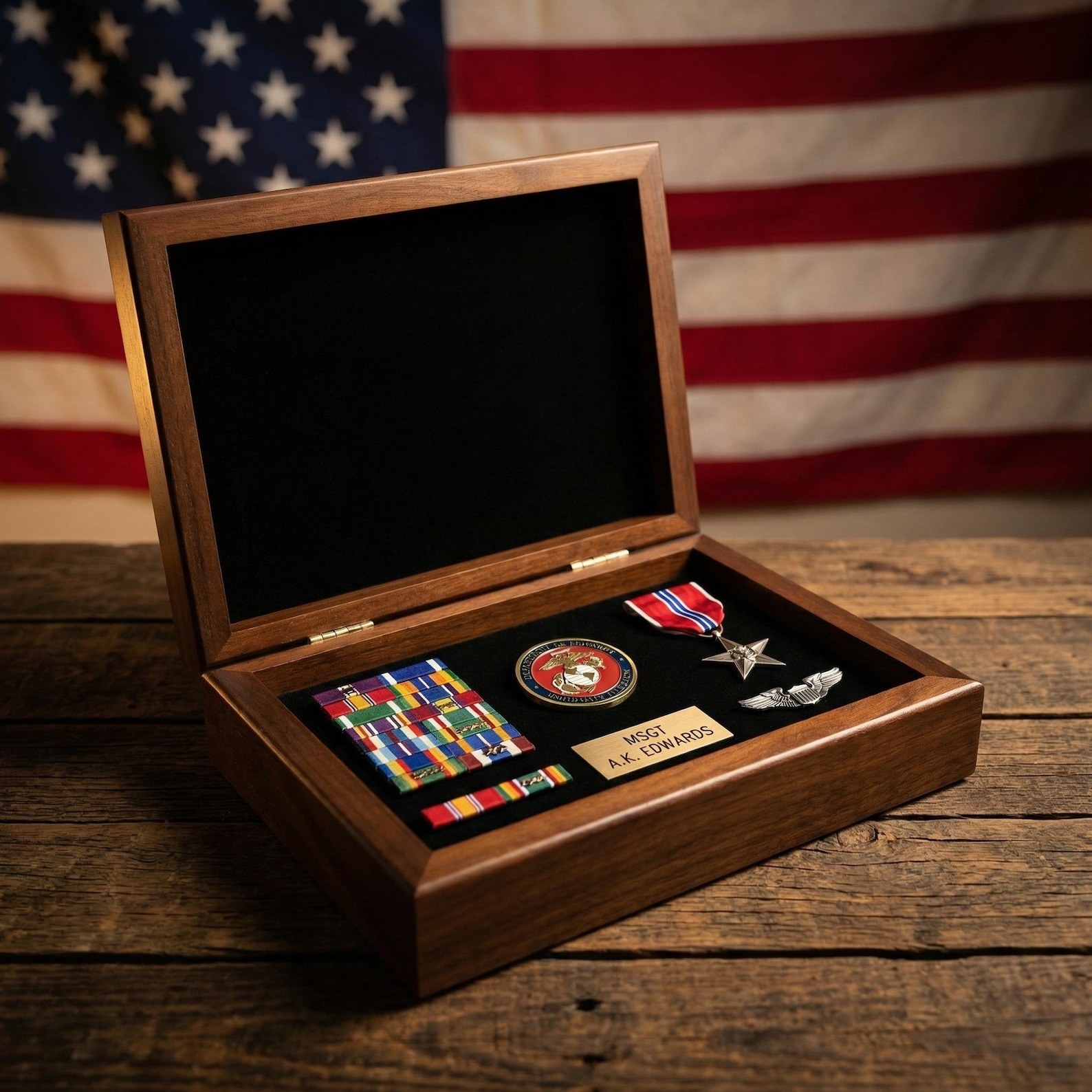 Personalized US Army Keepsake Box: Military Retirement, Commissioning ...