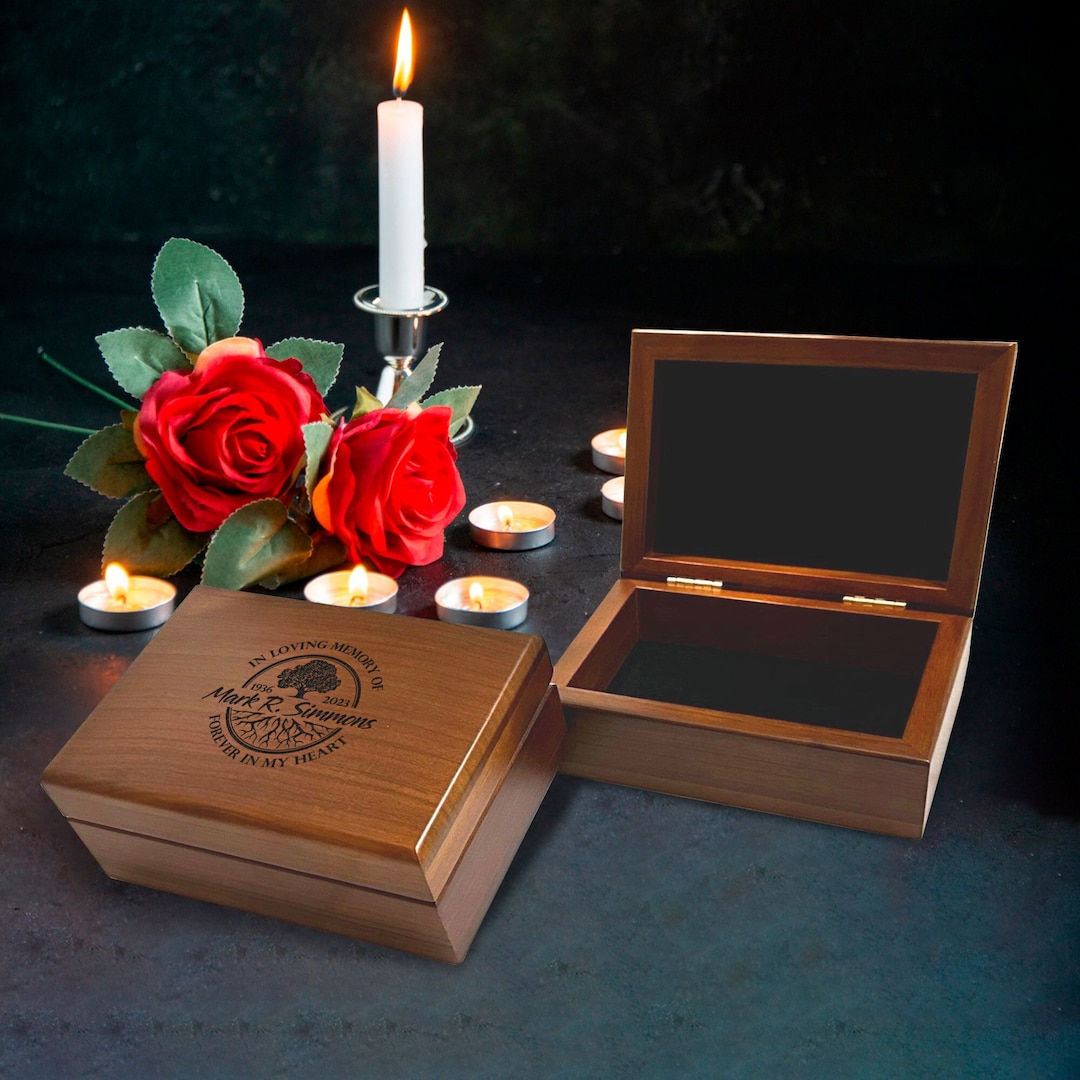 Memorial Gift Box, Memory Gift for Loss, Memory Box, Keepsakes for Lost ...
