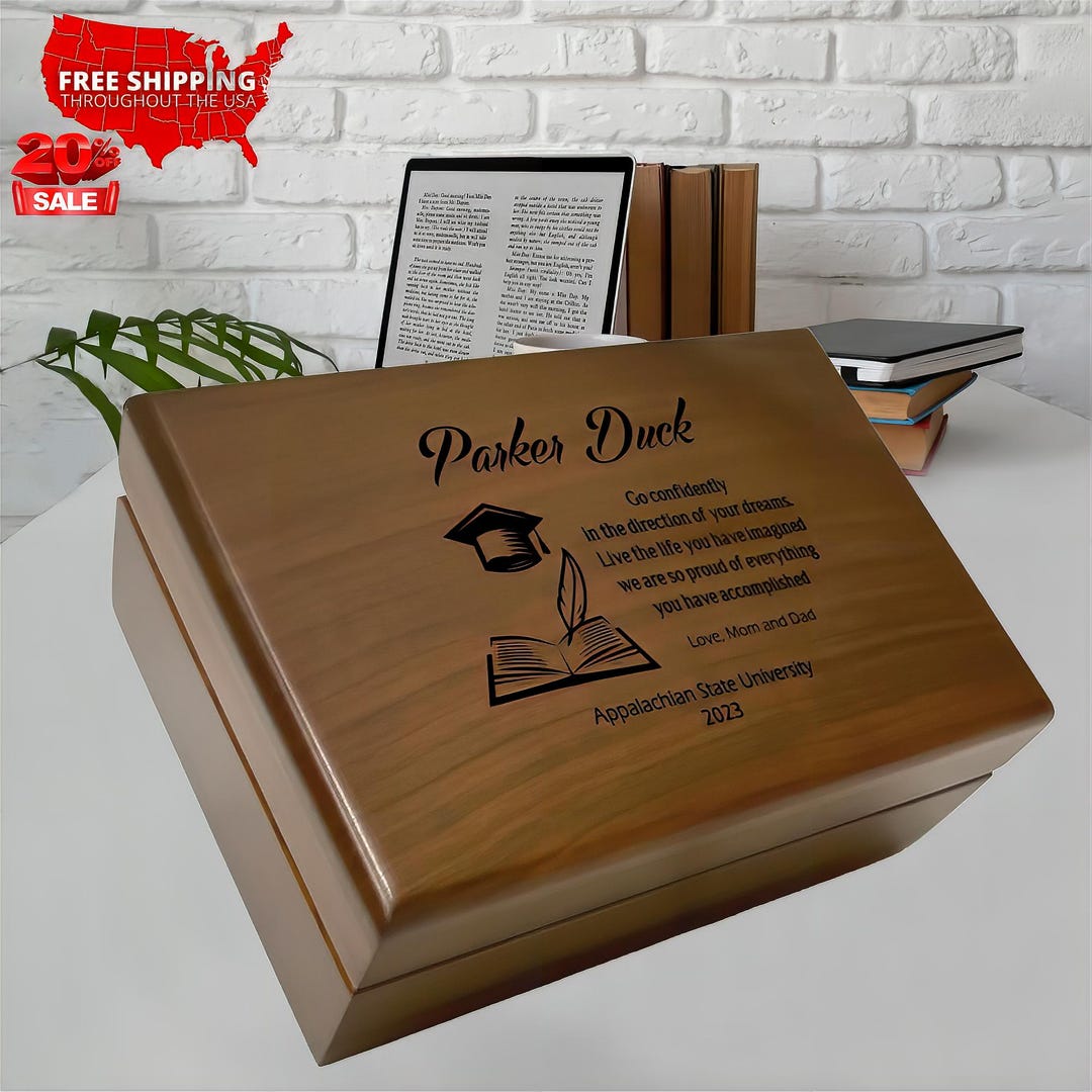 Personalized Graduation Box, Graduation Memory Box, Gifts for PHD ...