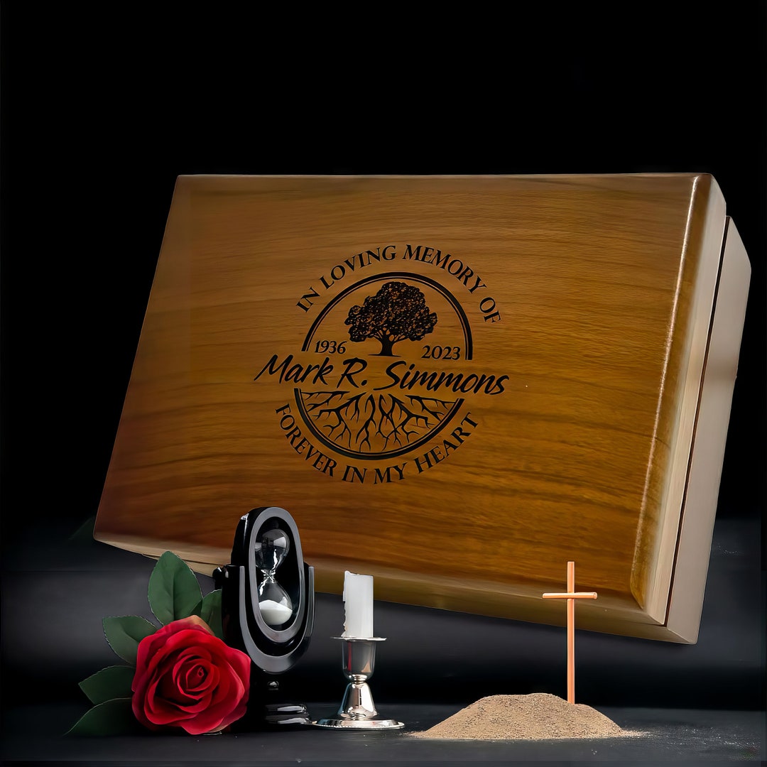Goodbyes Are Not Forever Memorial Gift, Personalized Memorial Box, in ...