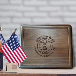 Custom US Military Plaque, Army Retirement Gift, Memorial ...