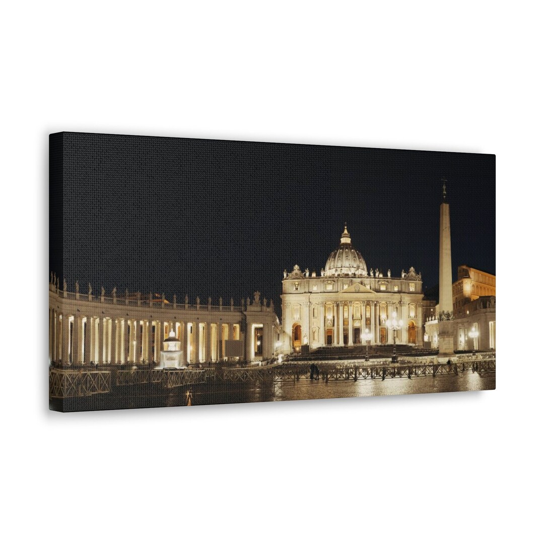 Vatican Art, Vatican Canvas, Catholic Art, Vatican City Art, Catholic ...
