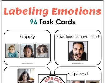 Emotions / Emotions Cards / Feelings / Behavior / ABA / Autism - Etsy