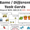 Label Missing or Incorrect Features Task Cards (aligned With ABLLS-R ...