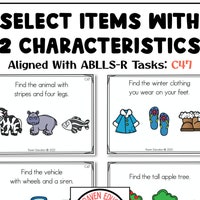 Matching Associated Pictures Task Cards (aligned With ABLLS-R B16) - Etsy