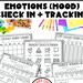 Emotions (mood) Check-in and Tracking Worksheets | Kids | Special ...
