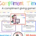 Compliment Time: A Compliment Giving Game (social Skills | Teaching ...