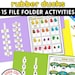 Rubber Ducks File Folder Activity Bundle (15 File Folder Activities ...