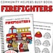 Community Helper Busy Book: Firefighters matching Counting Alphabet ...