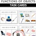Functions of Objects Task Cards (ABLLS-R C37) - Etsy