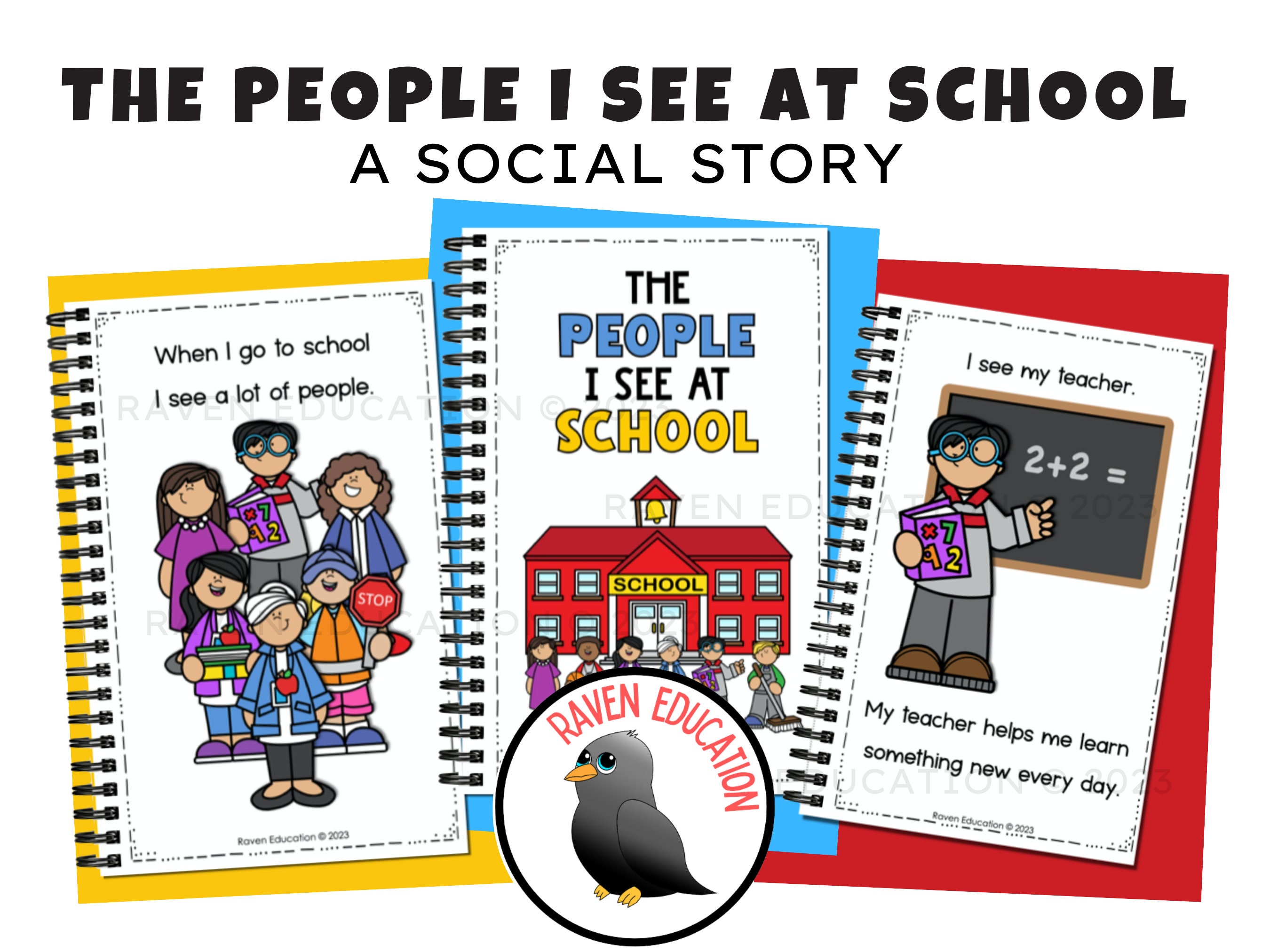 A Social Story: the People I See at School (identifying School Staff ...