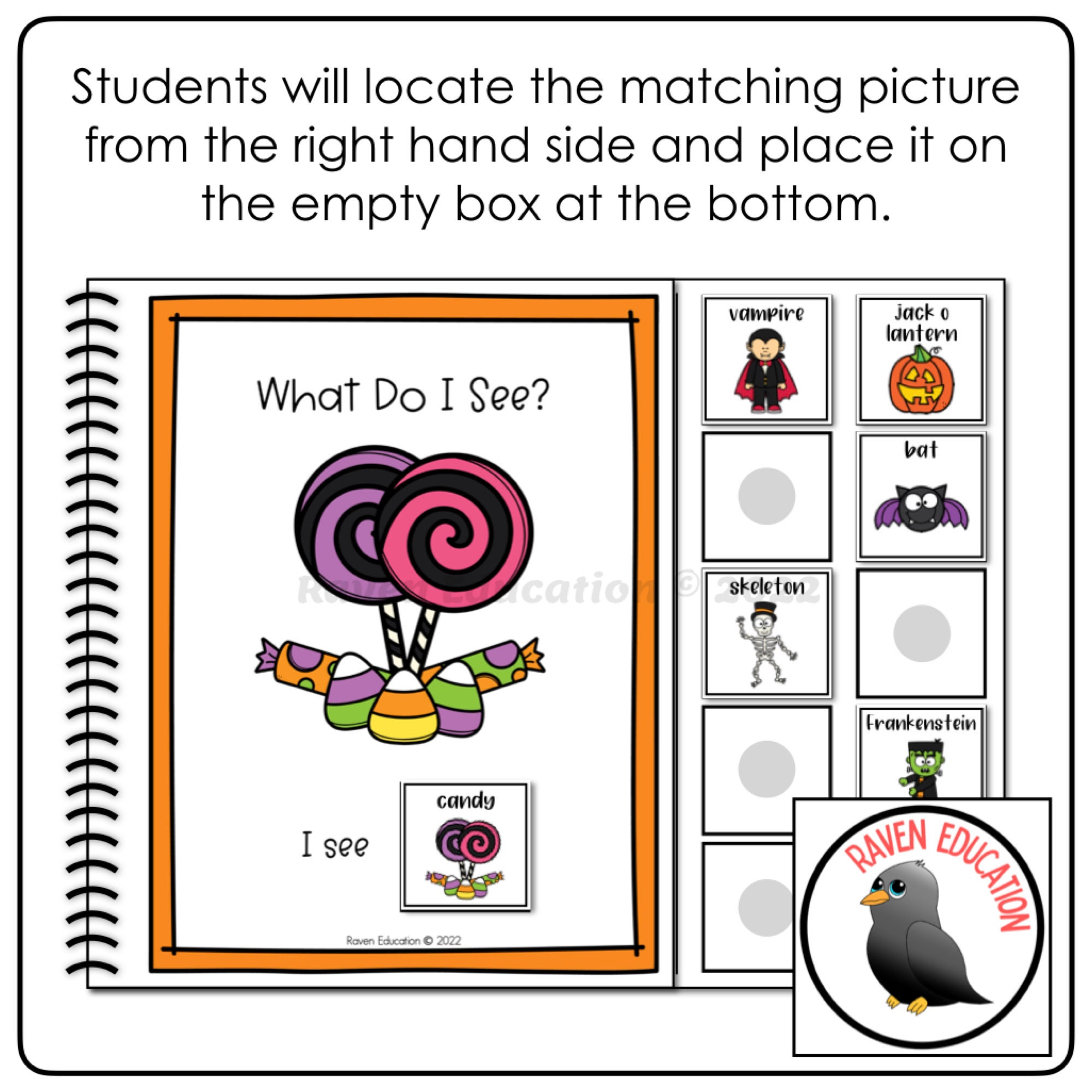 Halloween: What Do I See? an Interactive Book - Etsy