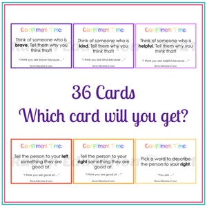 Compliment Time: A Compliment Giving Game (social Skills | Teaching ...