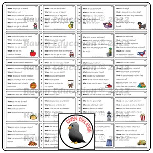 Mixed Question Cards (ABLLS-R Aligned H30) - Etsy