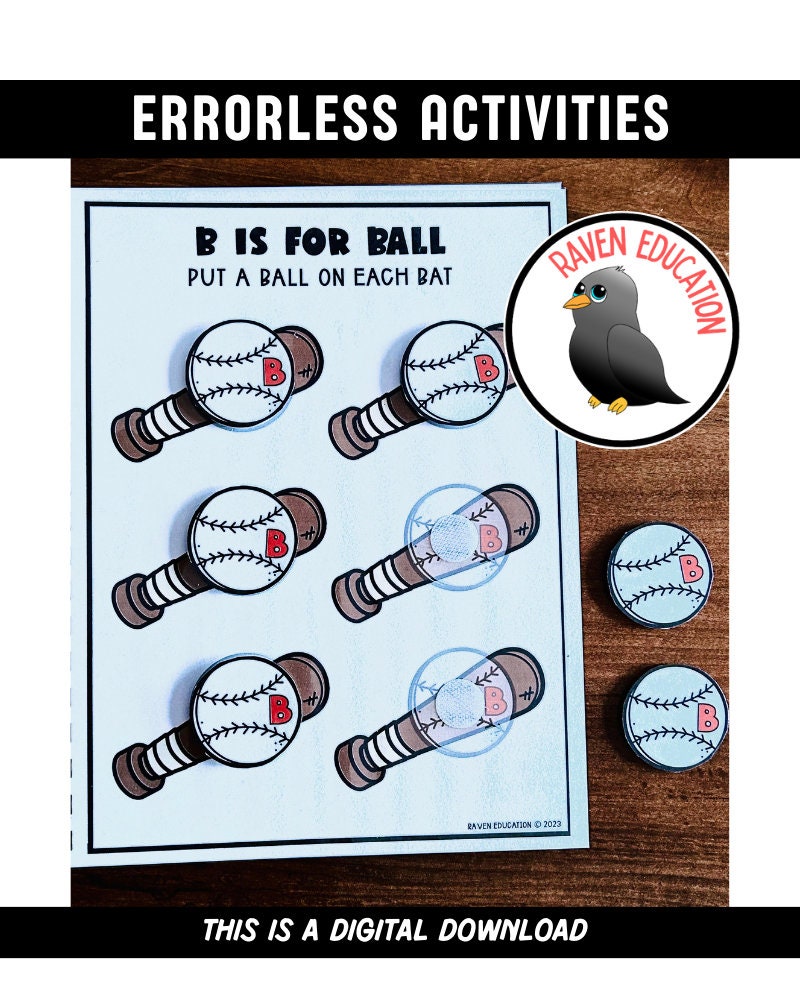 Errorless Alphabet Book 26 Matching Activities interactive Independent ...