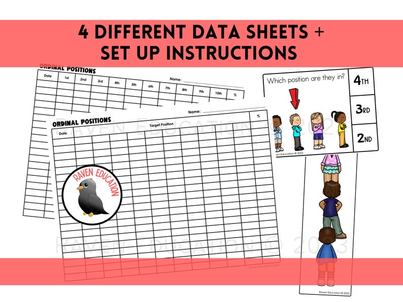 Ordinal Positions Task Cards: Labeling & Identifying Positions in A ...