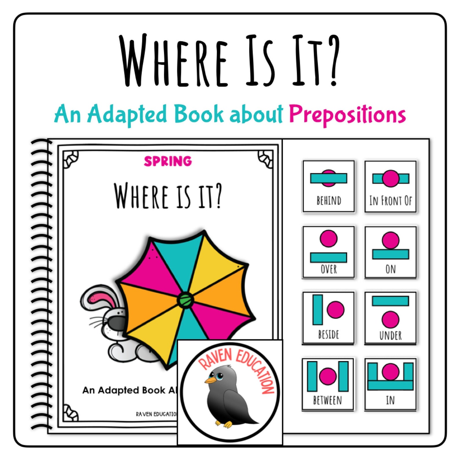 Spring: Where is It? an Adapted Book About Prepositions - Etsy