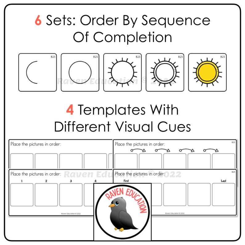 Seriation (order by Size / Quantity / Shade of Colour / Order ...