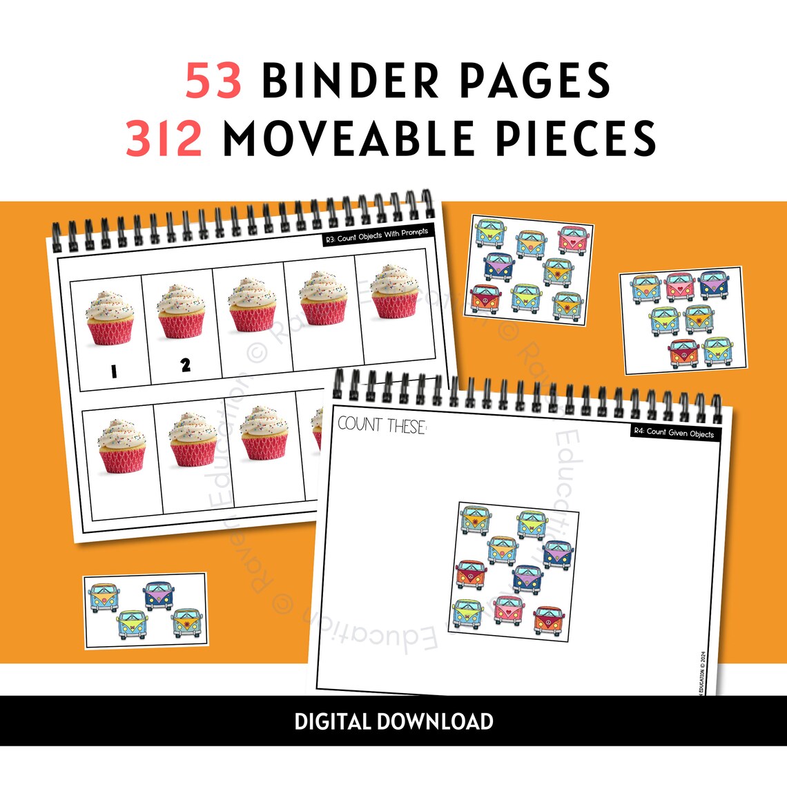 Math Skills Assessment Binder - Aligned With ABLLS-R R Tasks (special ...