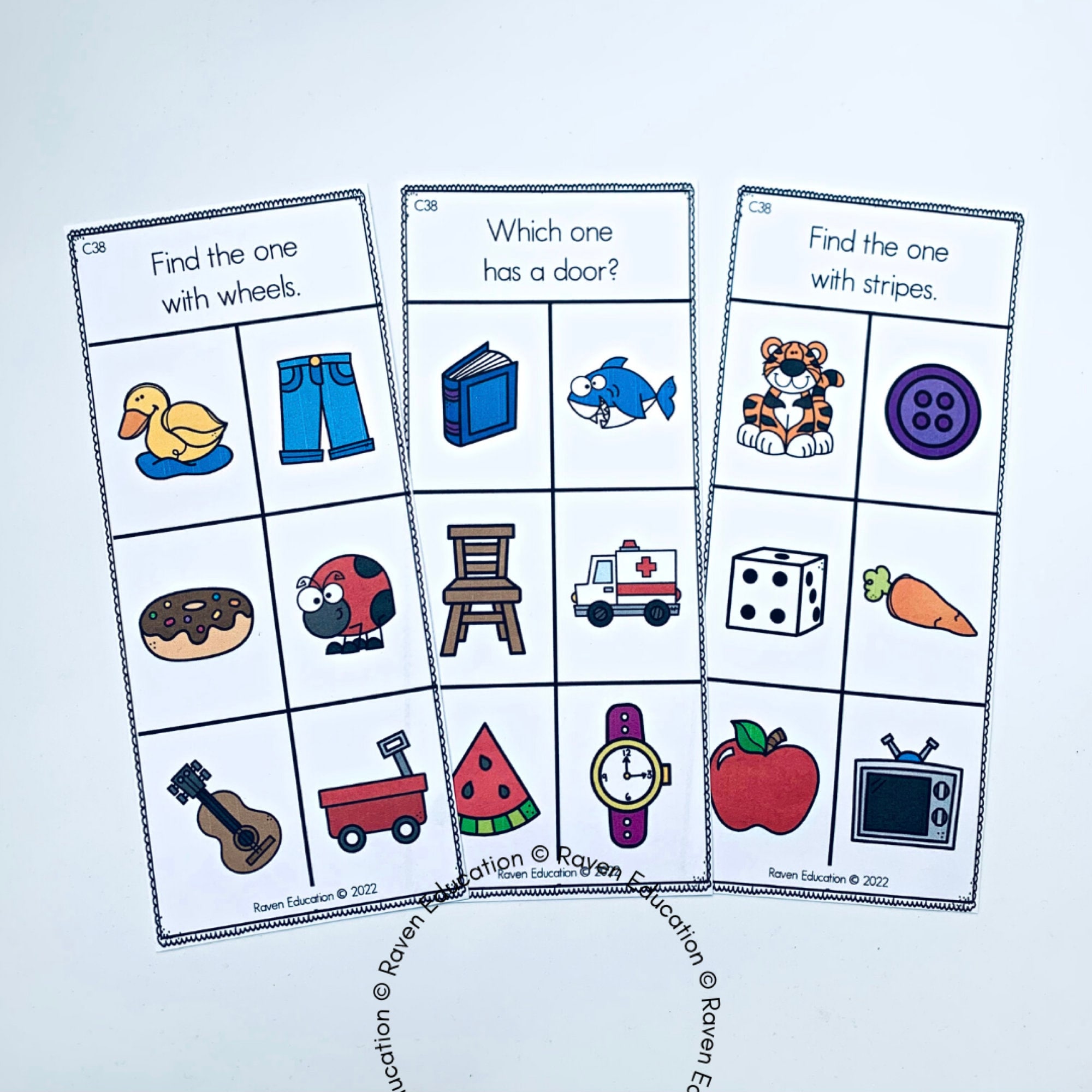 Select by Feature Task Cards (aligned With ABLLS-R C38) - Etsy