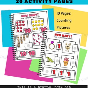 Errorless Number Book: Numbers 1-10 (interactive | Adapted | Special ...