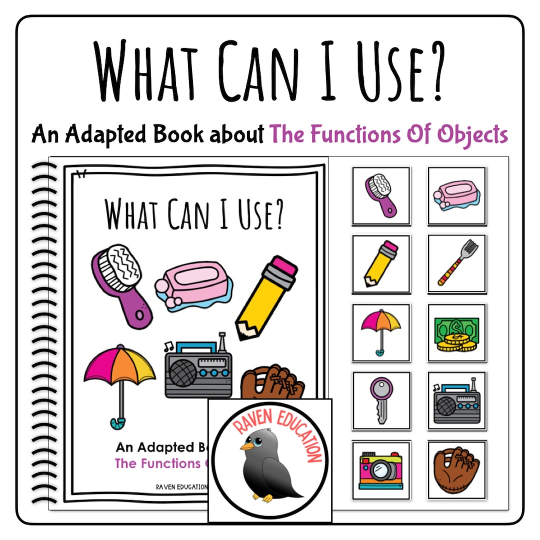What Can I Use? an Adapted Book About the Functions of Objects - Etsy