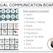 Visual Communication Boards (autism, Nonverbal, Special Education ...