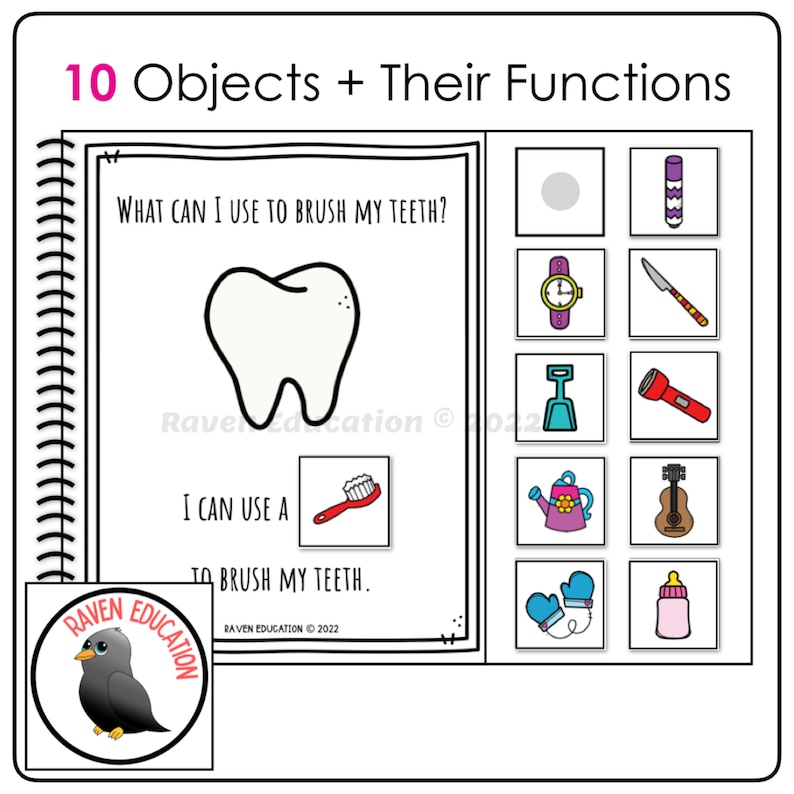 What Can I Use? #2 - an Adapted Book About the Functions of Objects - Etsy