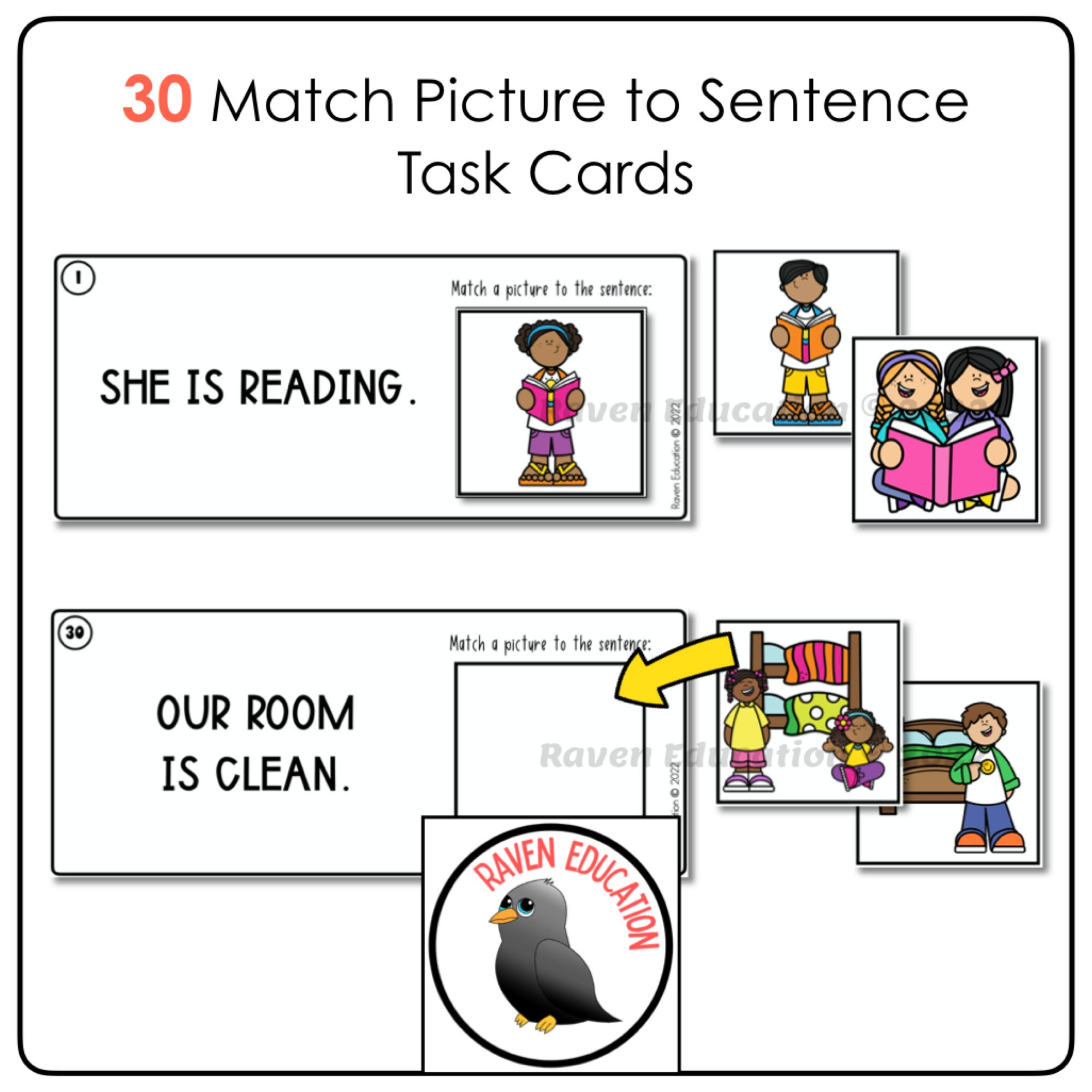 Receptive Pronouns Task Cards (aligned With ABLLS-R Task C52) - Etsy