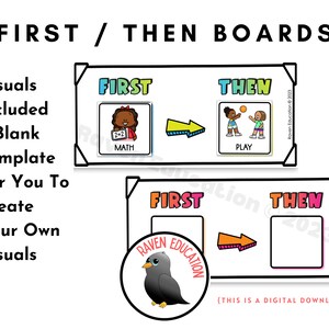 Token Board Flip Book | Visual Schedule | First - Then Board ...
