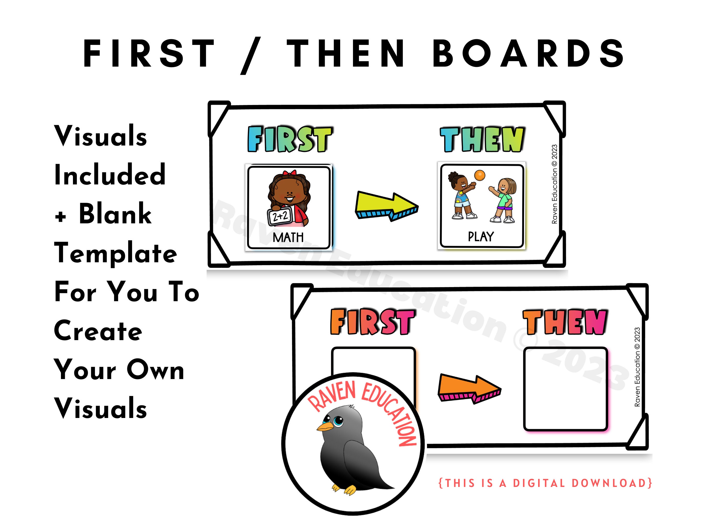 Token Board Flip Book | Visual Schedule | First - Then Board ...