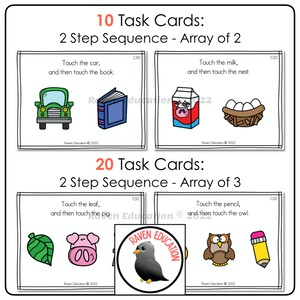 Follow A Multiple Component Sequence Task Cards (aligned With ABLLS-R ...