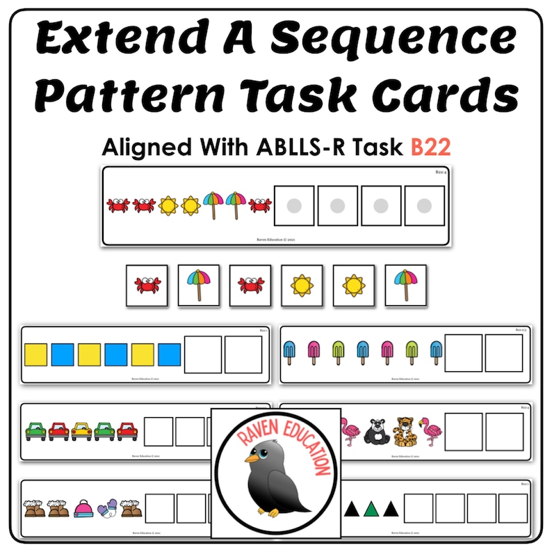 Extend A Sequence Pattern Task Cards - Etsy