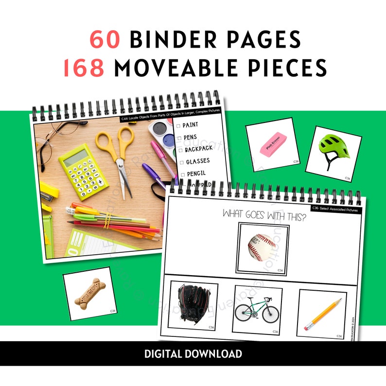 Receptive Language Assessment Binder Aligned With ABLLS-R C Tasks - Etsy