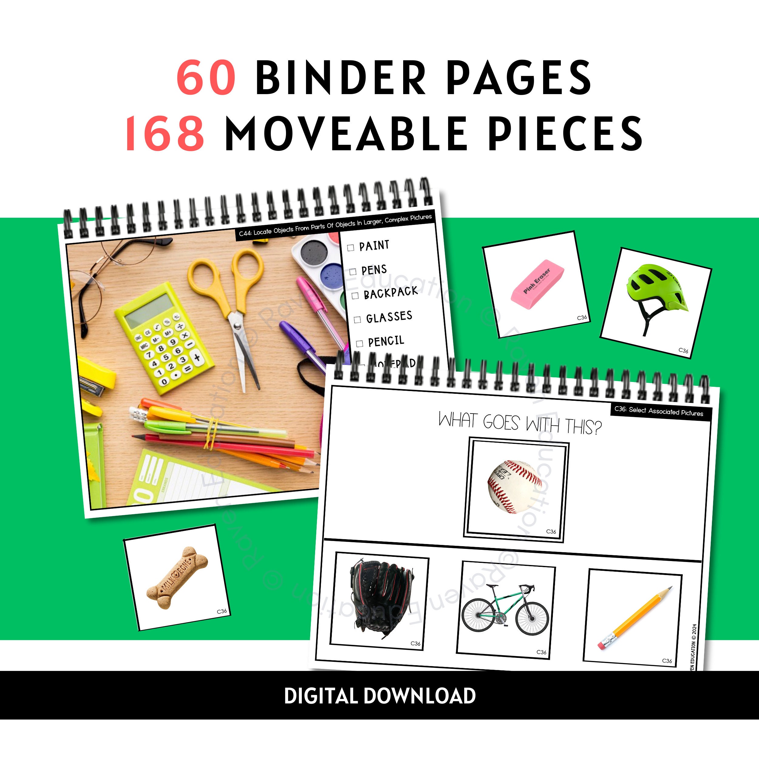 Receptive Language Assessment Binder Aligned With ABLLS-R C Tasks - Etsy