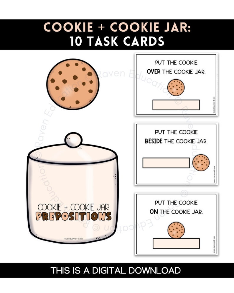 Preposition Activity Bundle #1 (40 Task Cards | Interactive | Following ...