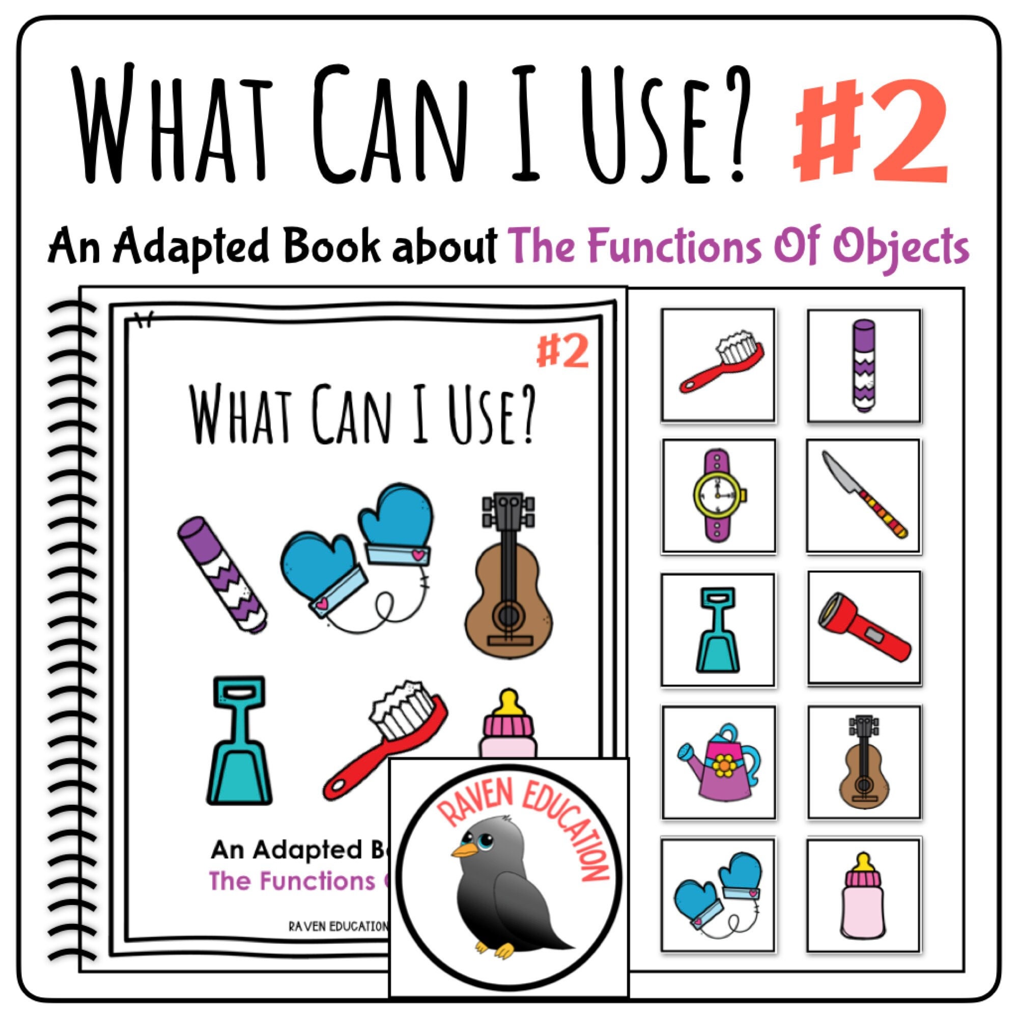 What Can I Use? #2 - an Adapted Book About the Functions of Objects - Etsy