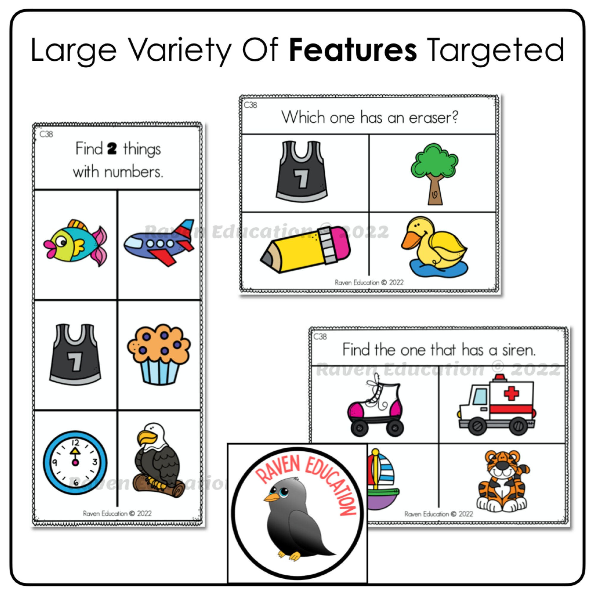 Select by Feature Task Cards (aligned With ABLLS-R C38) - Etsy