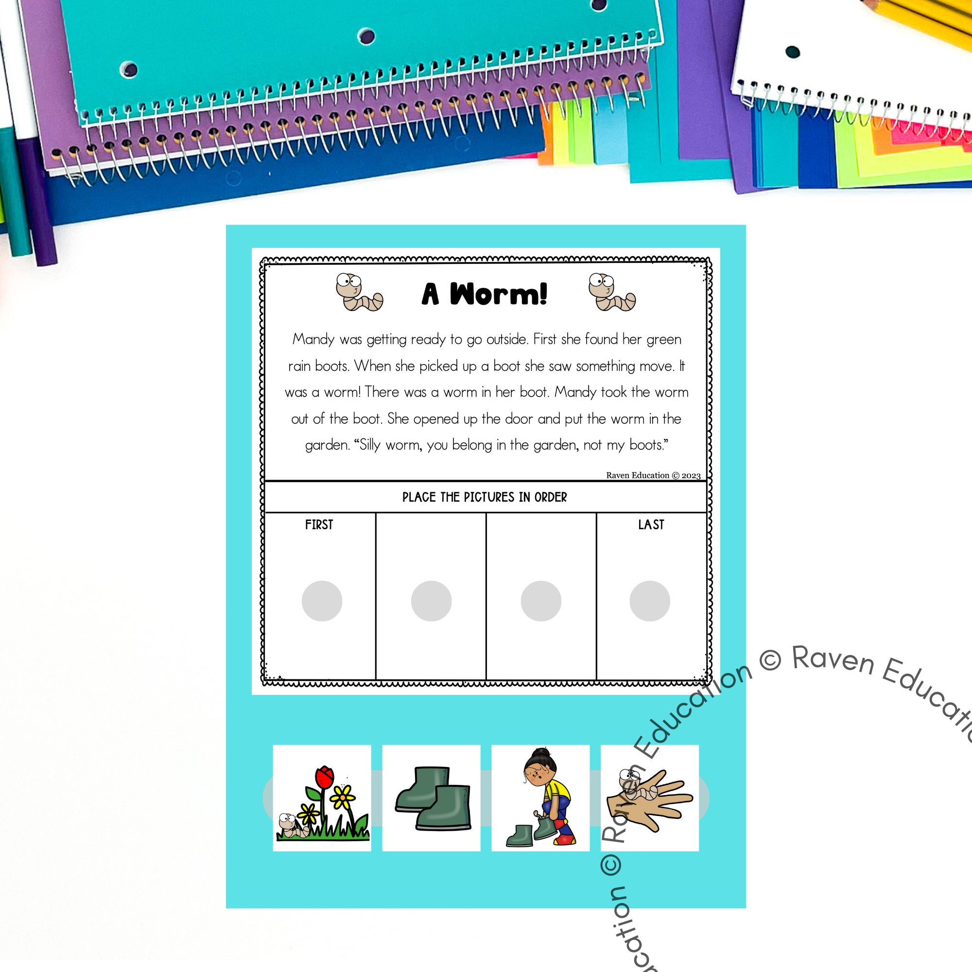 Spring Sequencing Stories - Reading Comprehension (file Folder or Cut ...