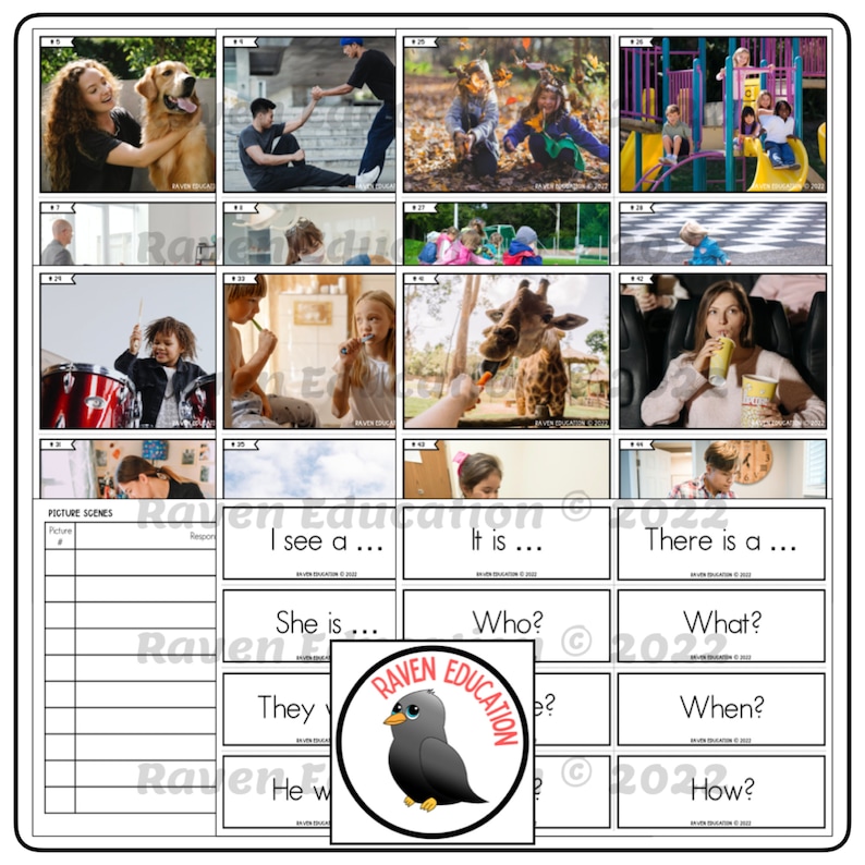 45 Real Picture Scenes (labeling, Describing, Story Telling, Creative ...