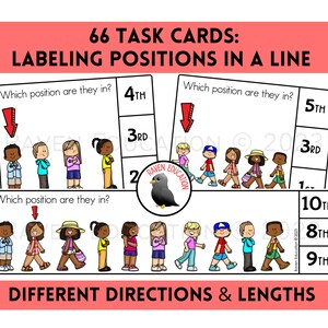 Ordinal Positions Task Cards: Labeling & Identifying Positions in A ...