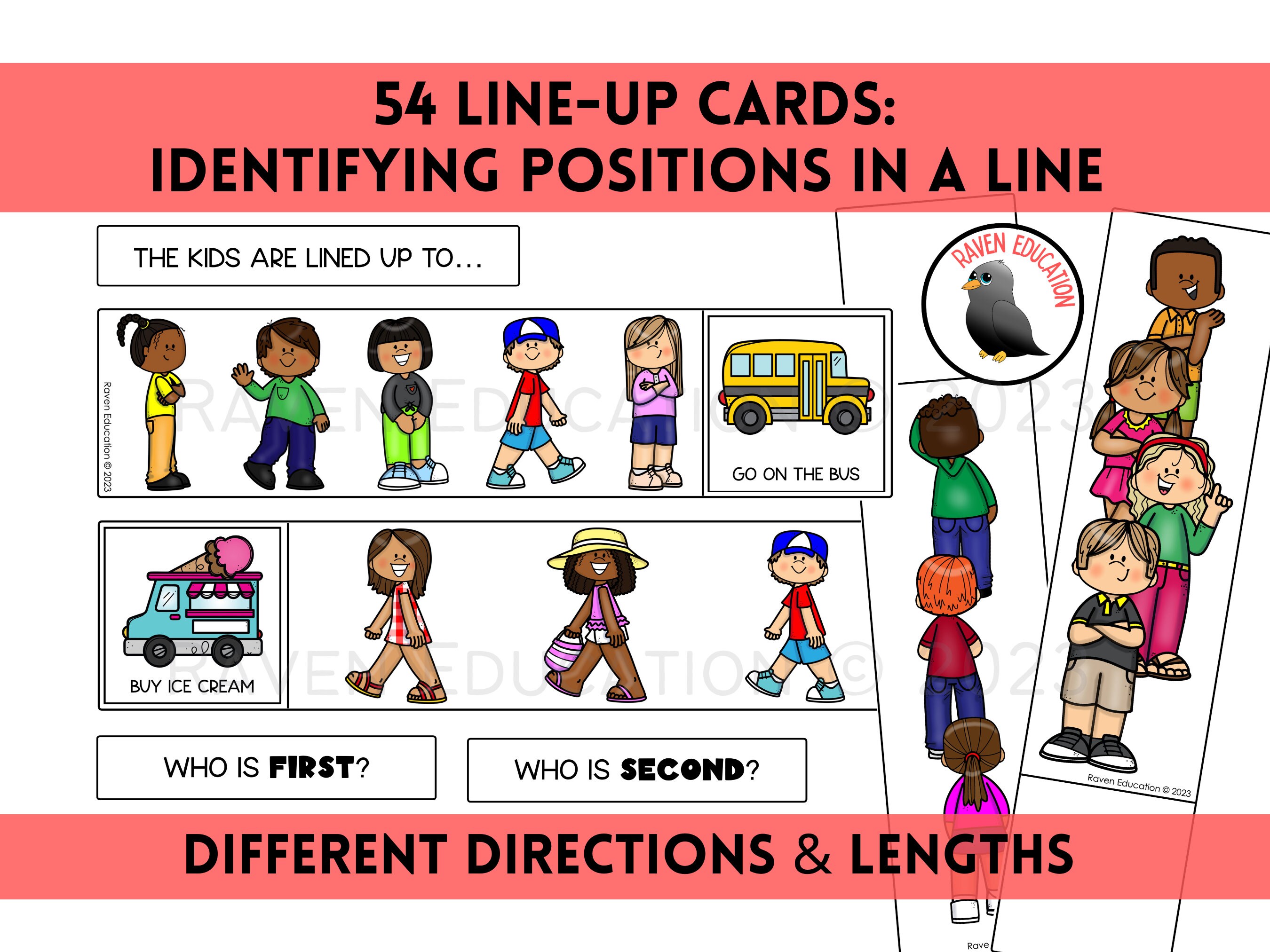 Ordinal Positions Task Cards: Labeling & Identifying Positions in A ...
