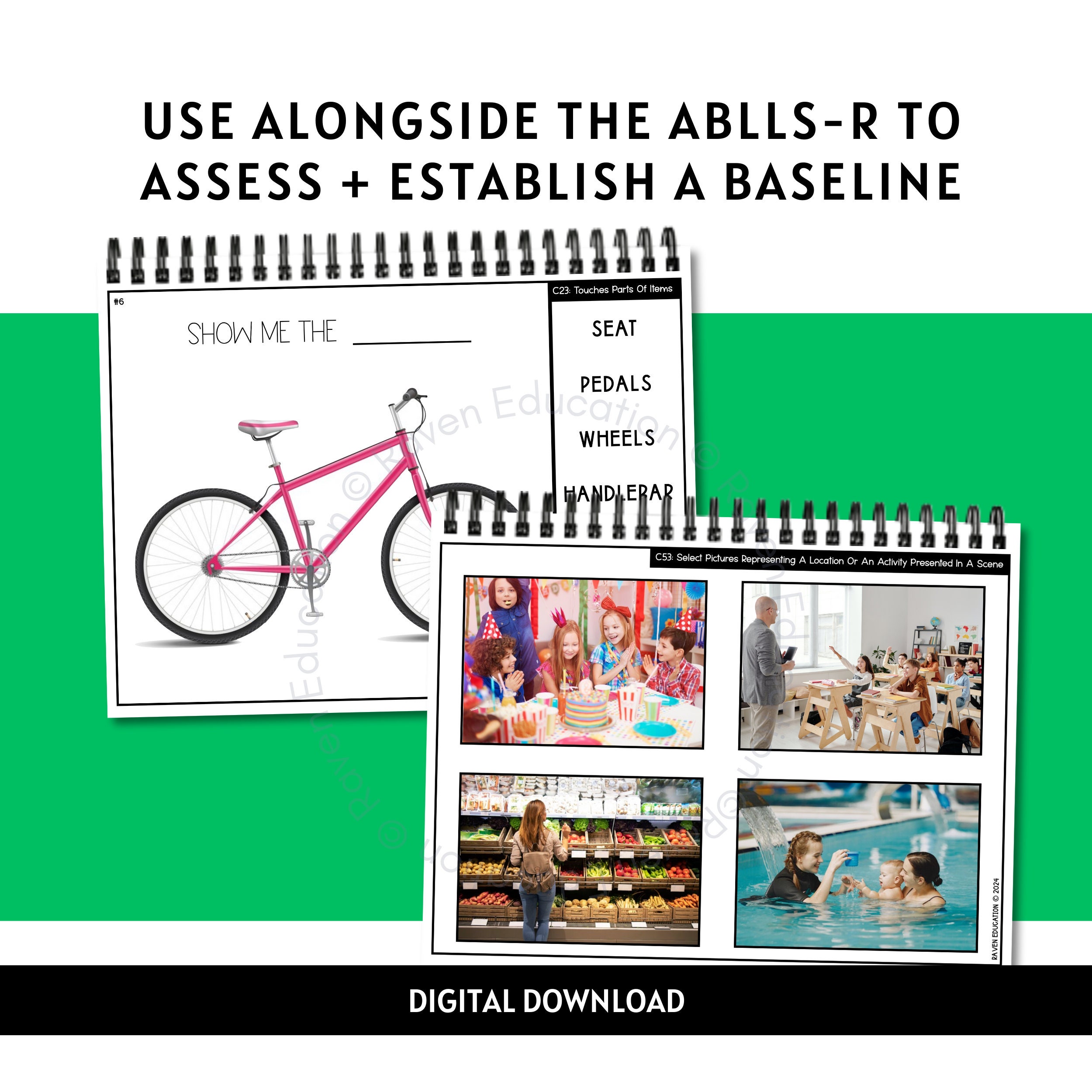 Receptive Language Assessment Binder Aligned With ABLLS-R C Tasks - Etsy