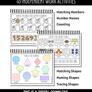 My Interactive Activity Binder | Special Education | Busy Book ...