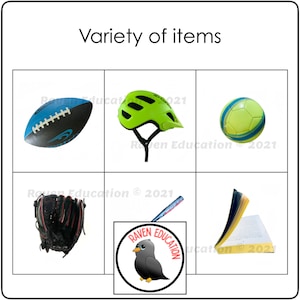 100 Common Objects Flash Cards - Etsy