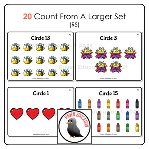 Counting 1-20 Task Cards (ABLLS-R Aligned R3, R4, R5) - Etsy