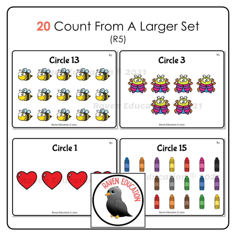 Counting 1-20 Task Cards (ABLLS-R Aligned R3, R4, R5) - Etsy