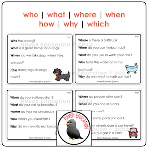 Mixed Question Cards (ABLLS-R Aligned H30) - Etsy