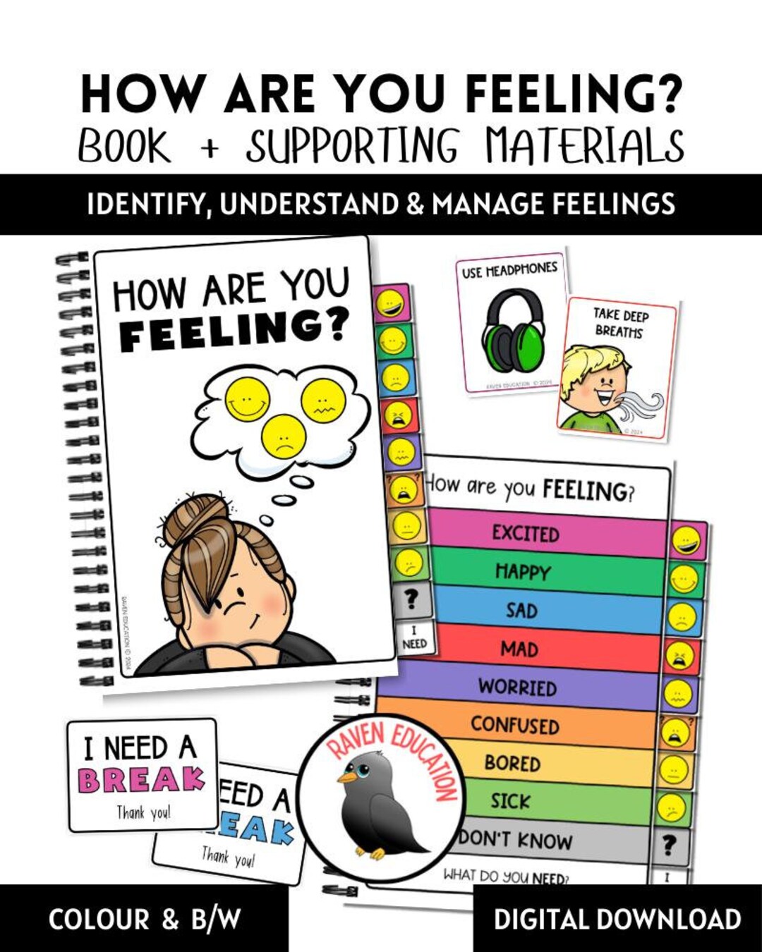 How Are You Feeling? Book & Supporting Materials (SEL / Emotions ...