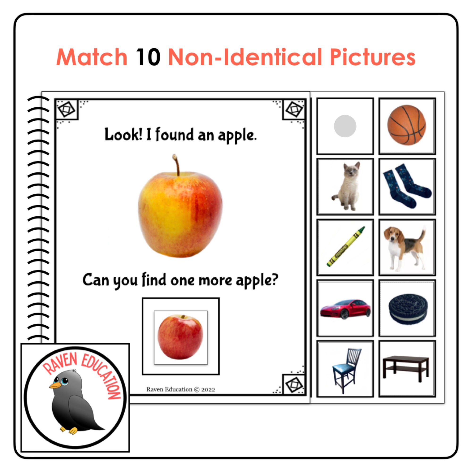 Look at What I Found! an Adapted Book Matching Non-identical Pictures ...